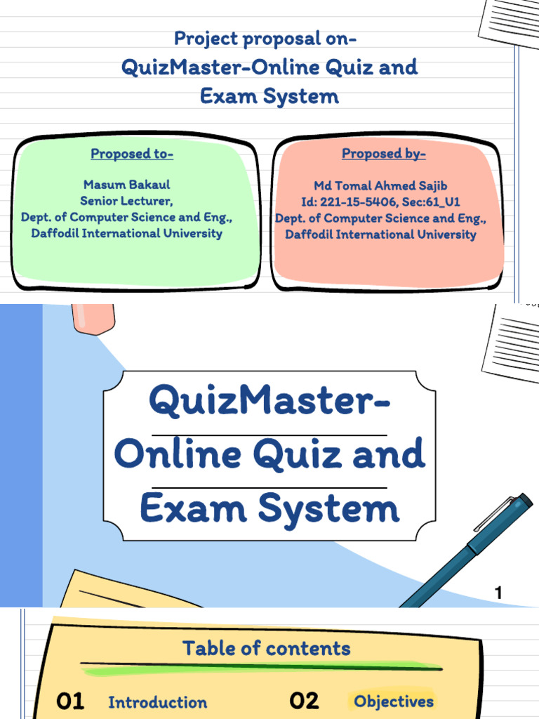 Online Quiz and Exam System | PDF | Databases | Computer Security