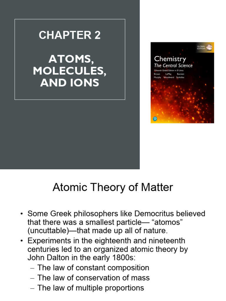 BLB 15e ch02 Lecture Accessible | Download Free PDF | Ion | Atoms