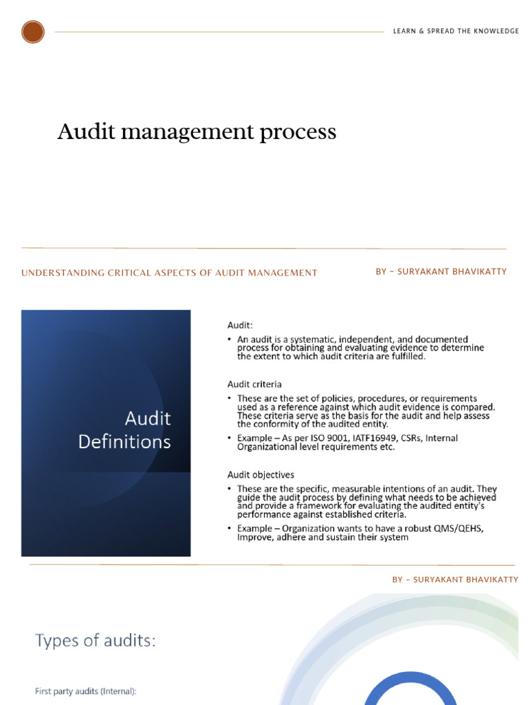 Audit Management | PDF