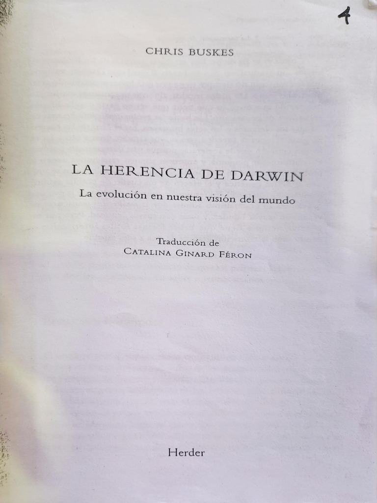 La Herencia de Darwin | PDF