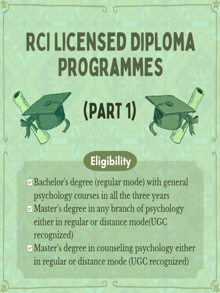Diploma Programs | PDF | Disability | Psychology