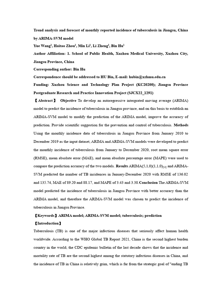 Application of ARIMA | PDF | Autoregressive Integrated Moving Average | Mean Squared Error