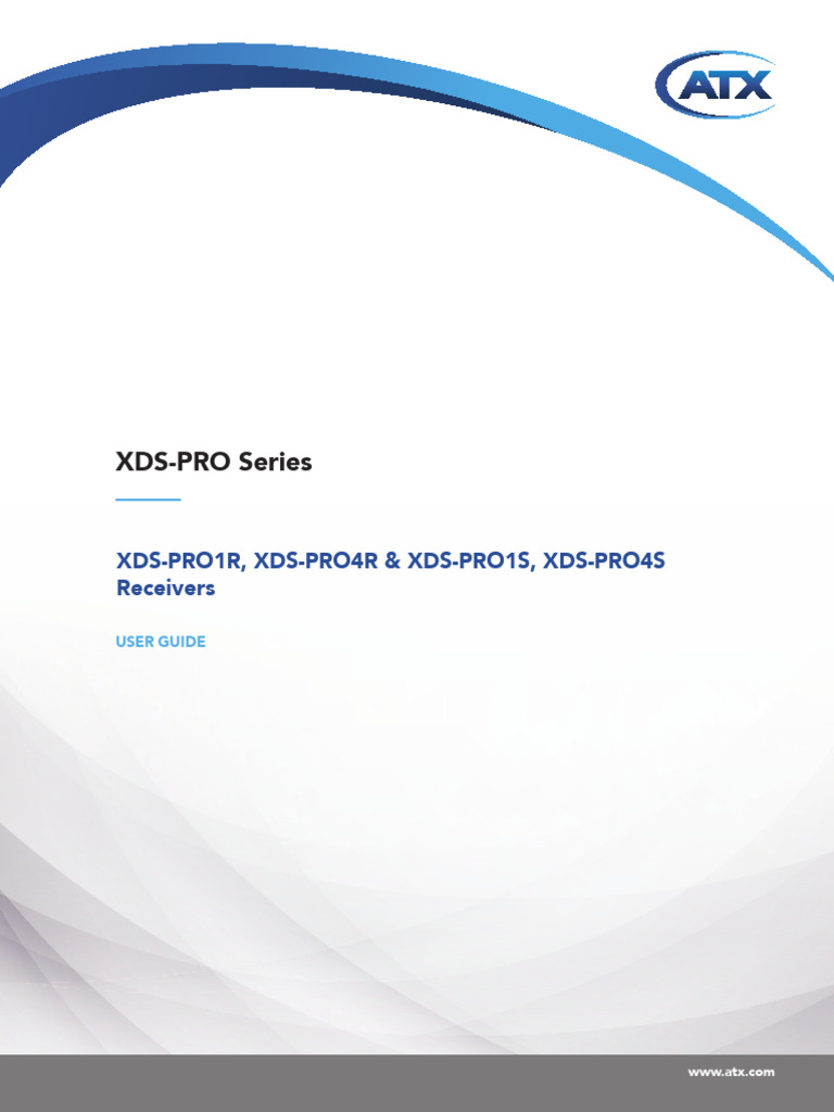 XDS Pro Series - Manual | PDF | Ip Address | Computer Network