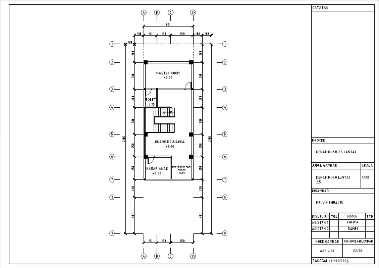 Denah Ruko 2,5 Lantai | PDF