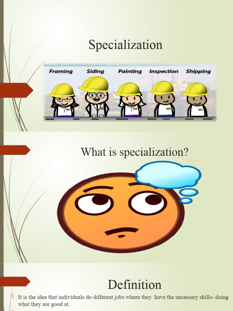 Specialization (1) 2 | Download Free PDF | Division Of Labour | Agriculture