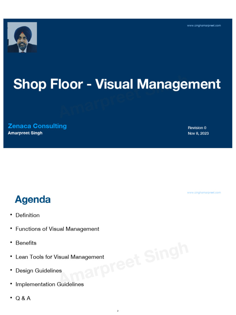 Shop Floor Visual Management | PDF | Information | Performance Indicator