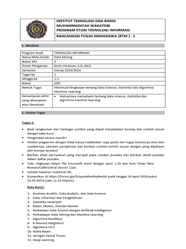 Tugas Ringkasan 2024 | PDF