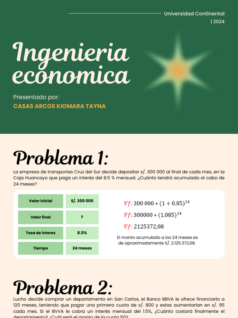 Ejercicios Propuestos - Casas Arcos Kiomara | PDF | Servicios financieros | Economias