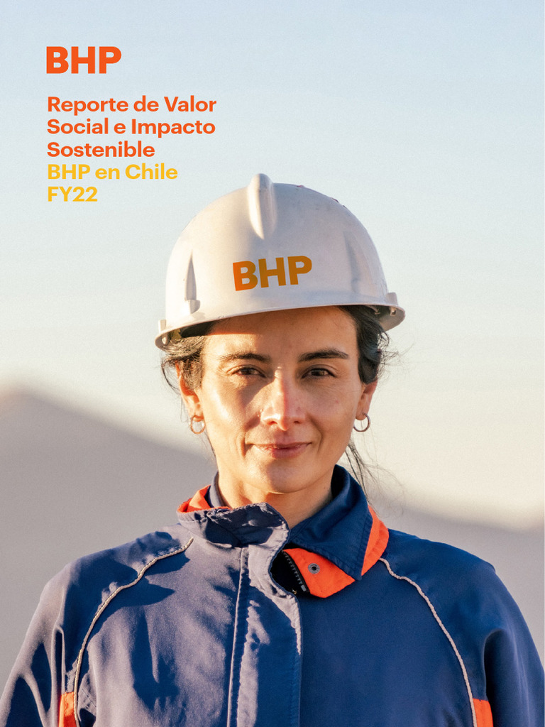 Reporte de Valor Social e Impacto Sostenible: BHP en Chile FY22 | PDF | Energía renovable ...
