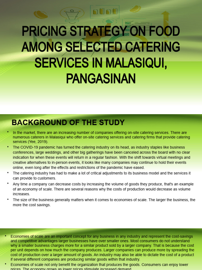 Pricing Strategy On Food Among Selected Catering Services in Malasiqui ...