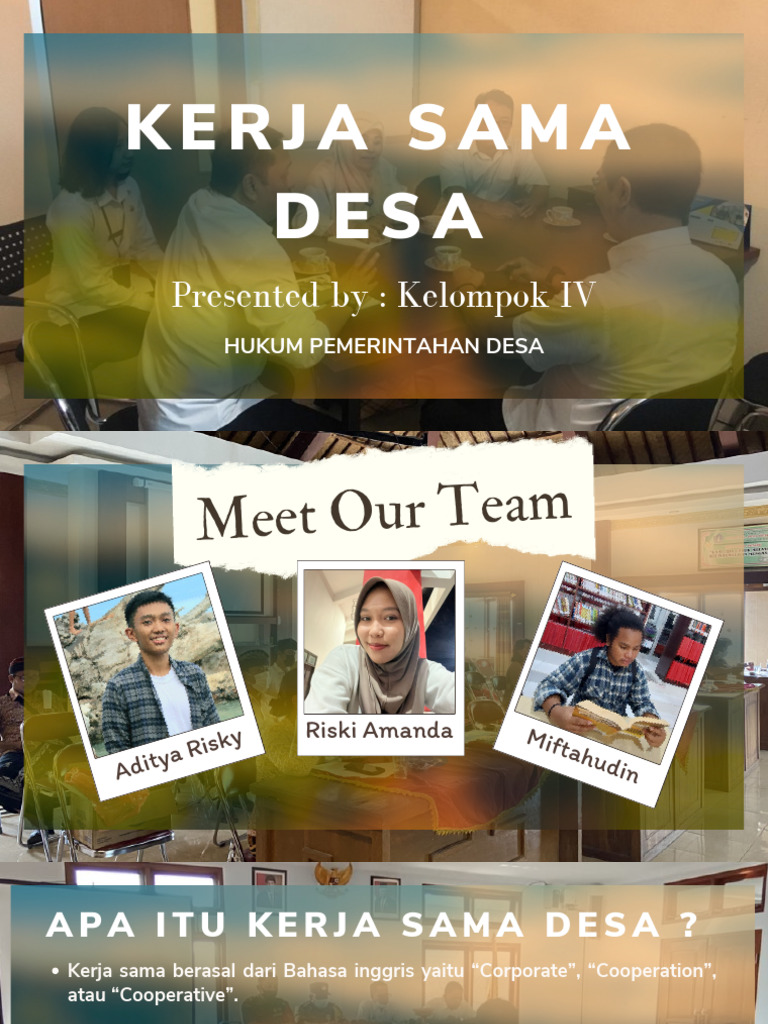 Kerja Sama Desa | PDF