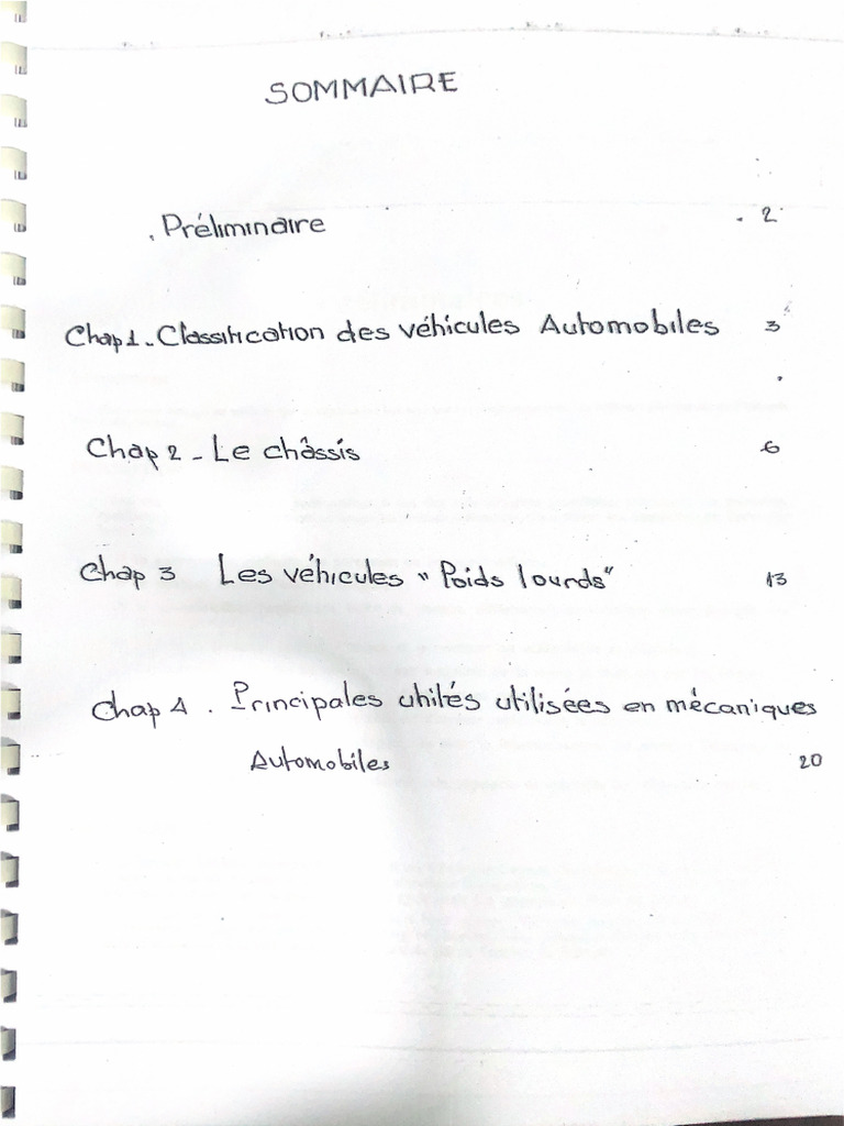 Document Véhicule Automobile | PDF