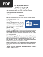 Bài tập thực hành Word | PDF