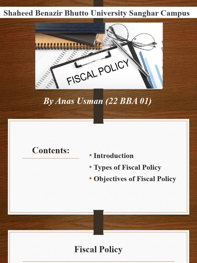 Fiscal Policy and Types of Fiscal Policy by Anas Usman | PDF | Fiscal ...