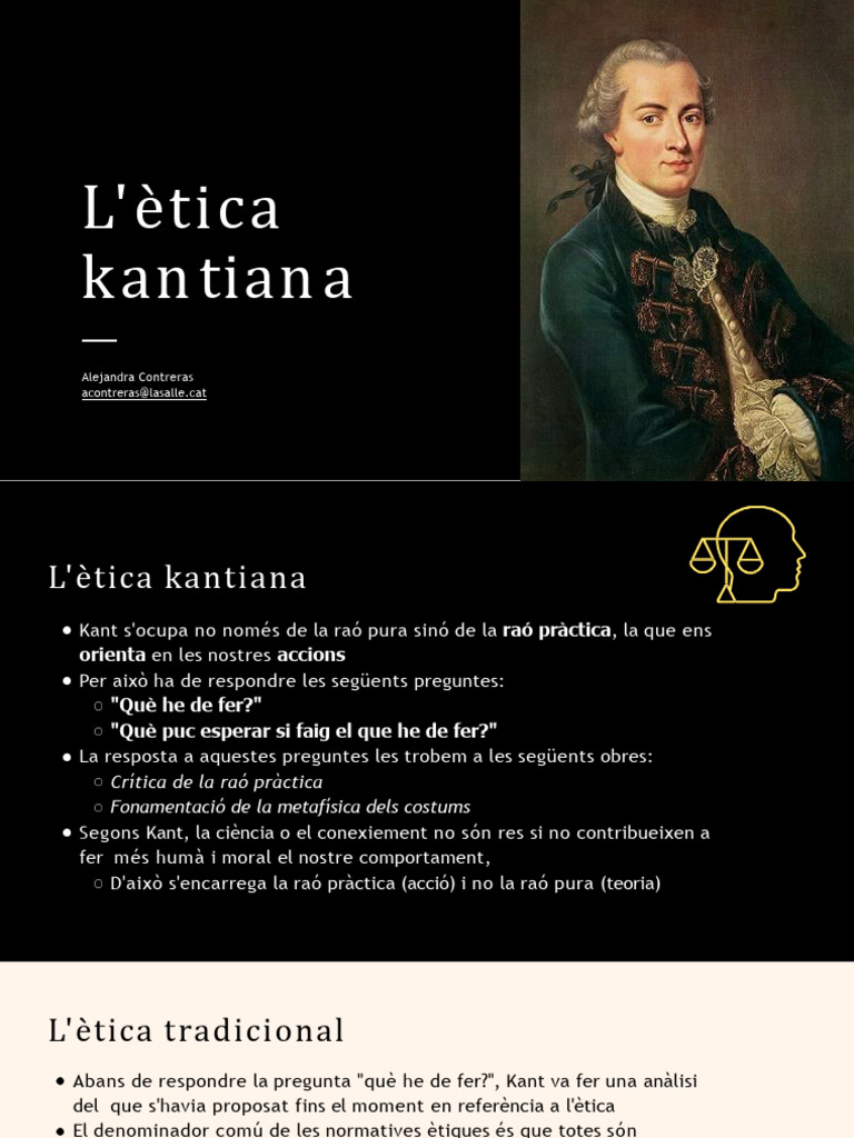 Ètica Kantiana | PDF