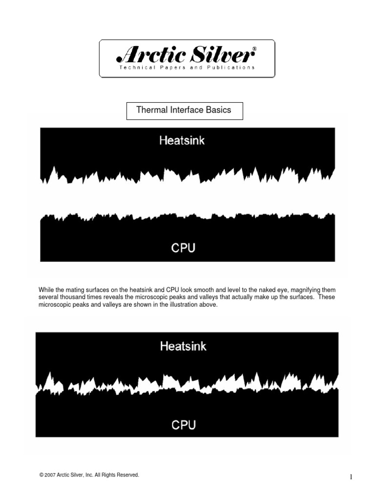 Thermal Interface Basics | PDF | Electrical Resistance And Conductance ...