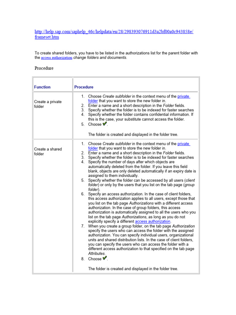 SAP Business Workspace | PDF | Directory (Computing) | System Software