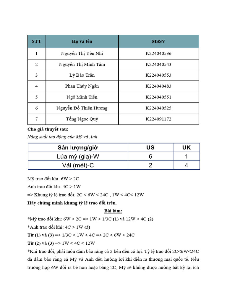 KTQT - Nhóm 2 | PDF