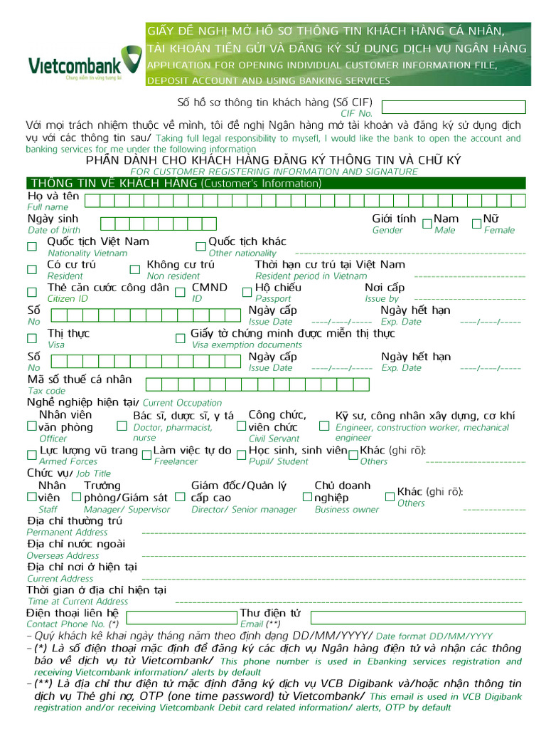 Mau Dang Ky Dich Vu Tich Hop Danh Cho KHCN | PDF