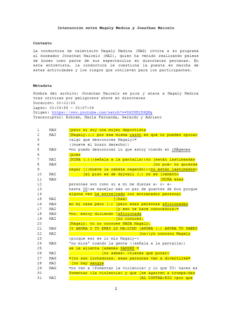 PD6. Caso General. Transcripción | PDF