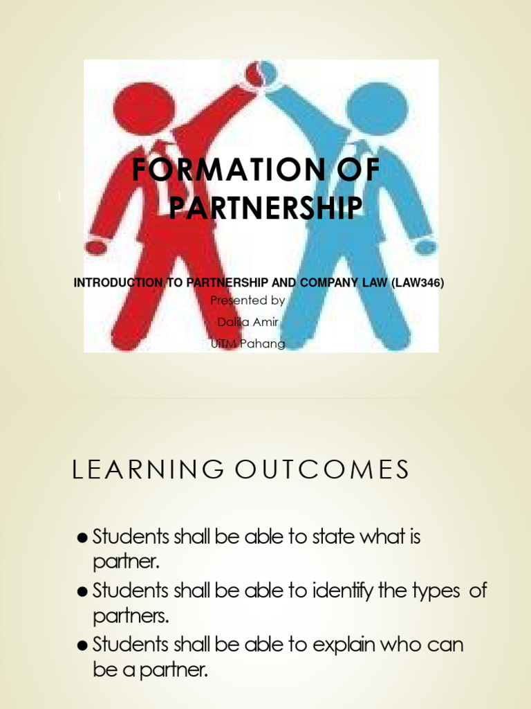3 - Formation of Partnership | PDF | Partnership | Common Law