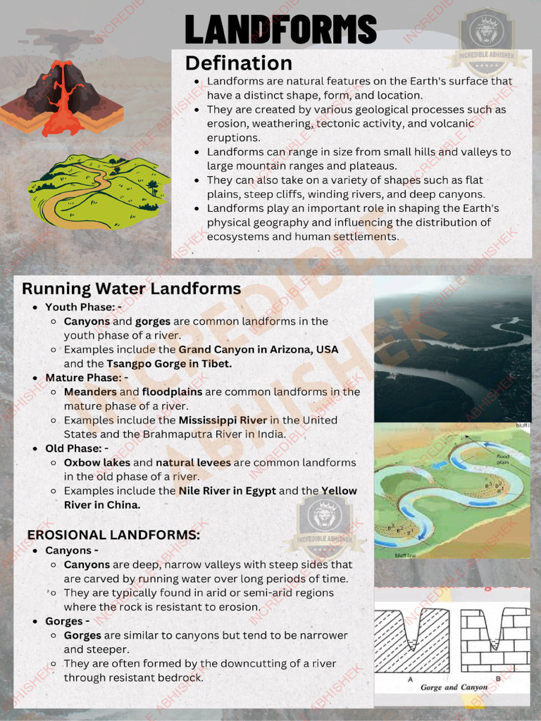 Landforms | PDF