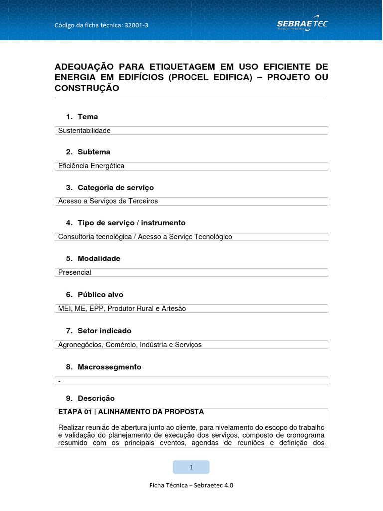 Adequacao para Etiquetagem em Uso Eficiente de Energia em Edificios ...