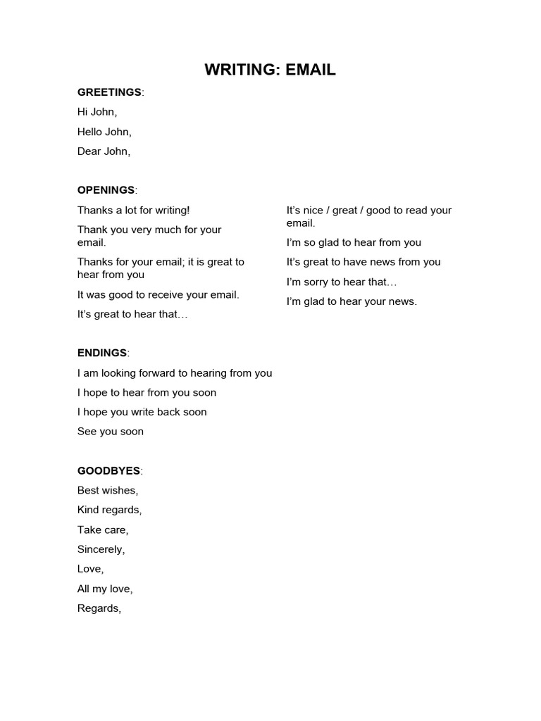 Writings b1 Story Article Email | PDF