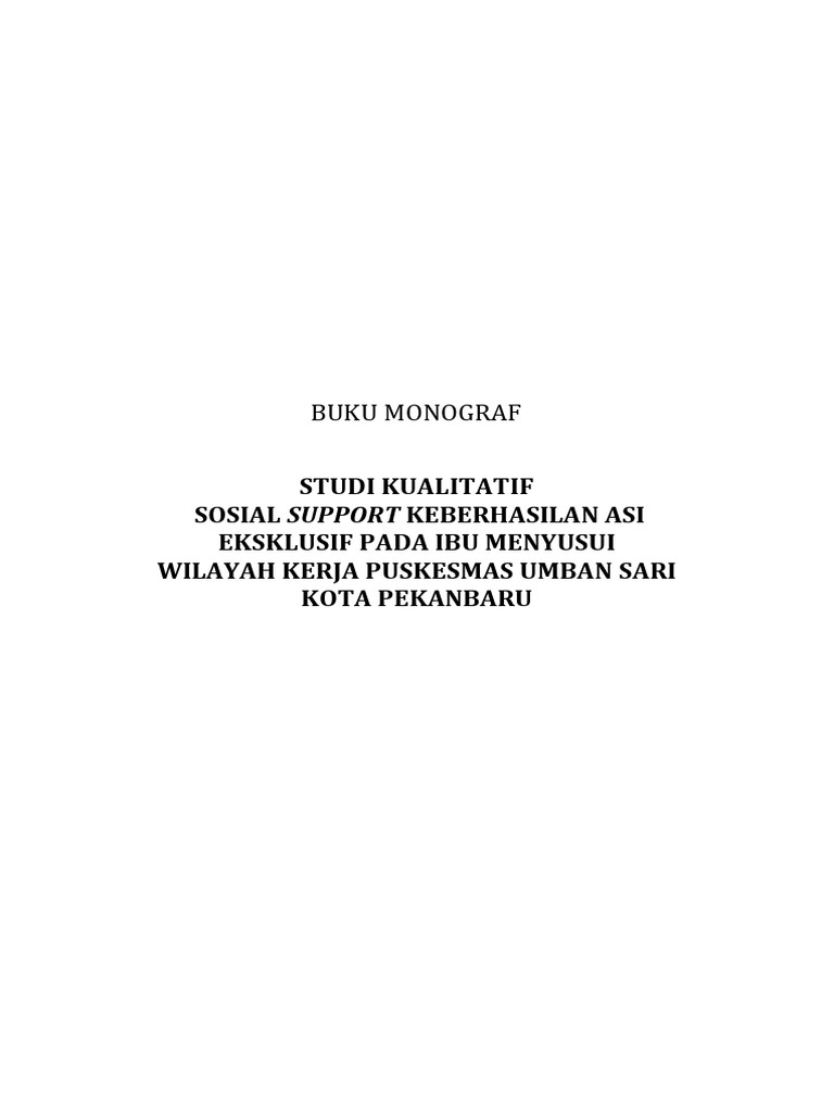 Buku Monograf Asi Eksklusif 155x23 CM Gab | PDF