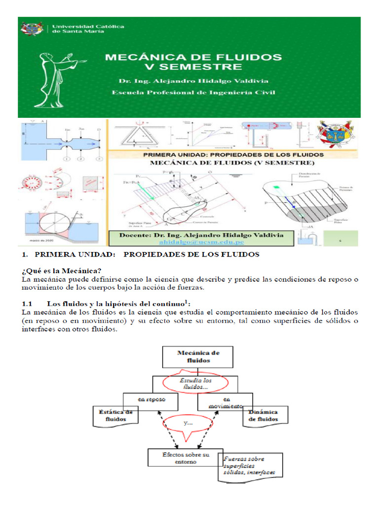 Mecanic Fluidos 1 | PDF