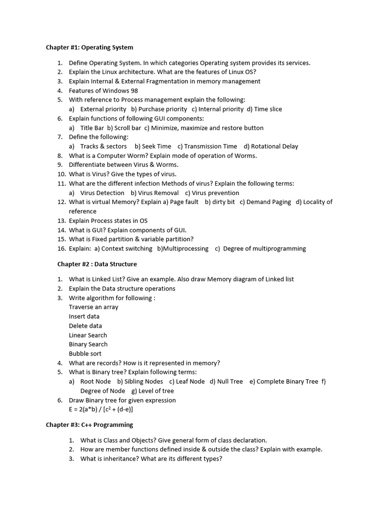 CS1 Questions | PDF | C++ | Computer Virus