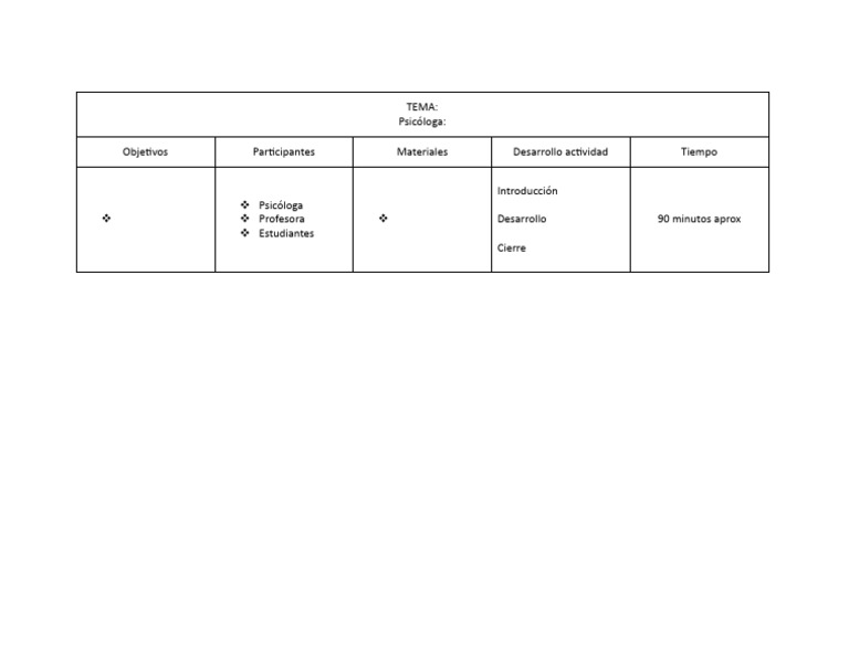 Formato Taller | PDF