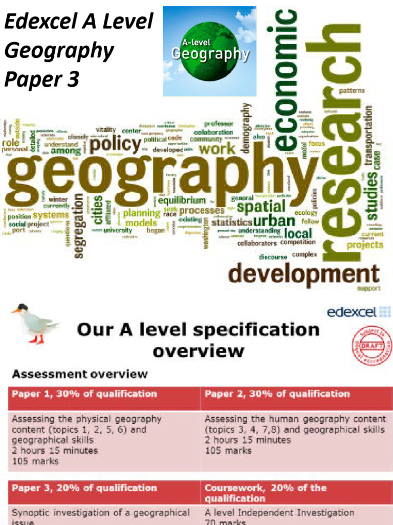 A Level Geography Paper 3 Overview | PDF | Geography | Knowledge