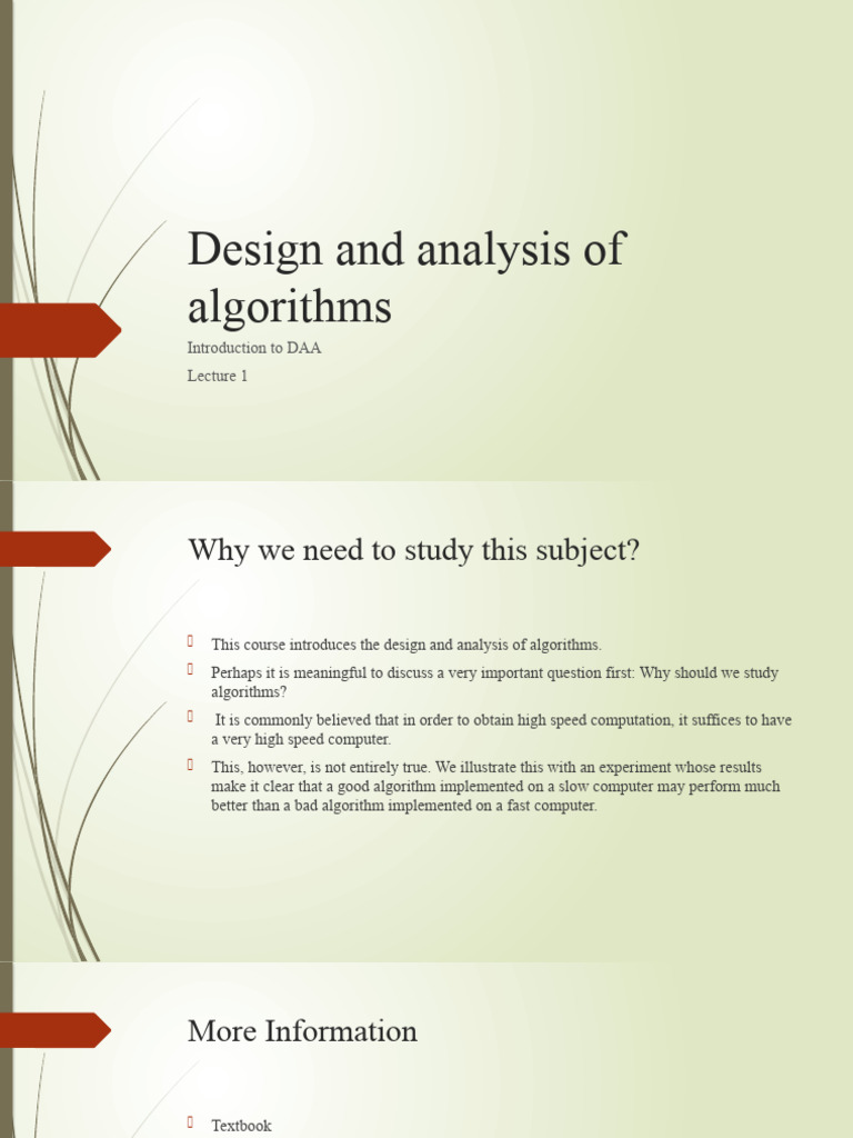 Lec 1 | PDF | Algorithms | Computer Program Lec 1 | PDF | Algorithms | Computer Program