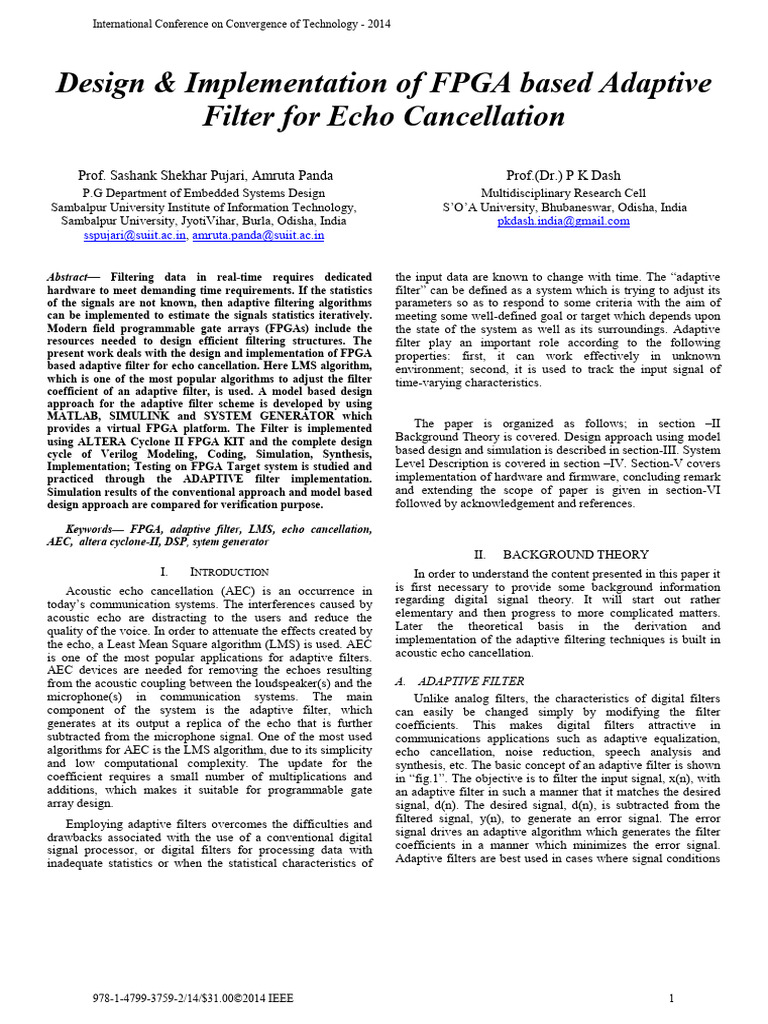 Design and Implementation of FPGA Based | PDF | Field Programmable Gate ... Design and Implementation of FPGA Based | PDF | Field Programmable Gate ...