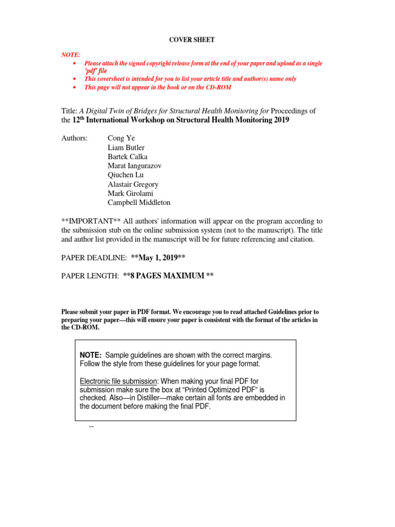 Lu - A Digital Twin of Bridges For Structural Health Monitoring - AAM ...