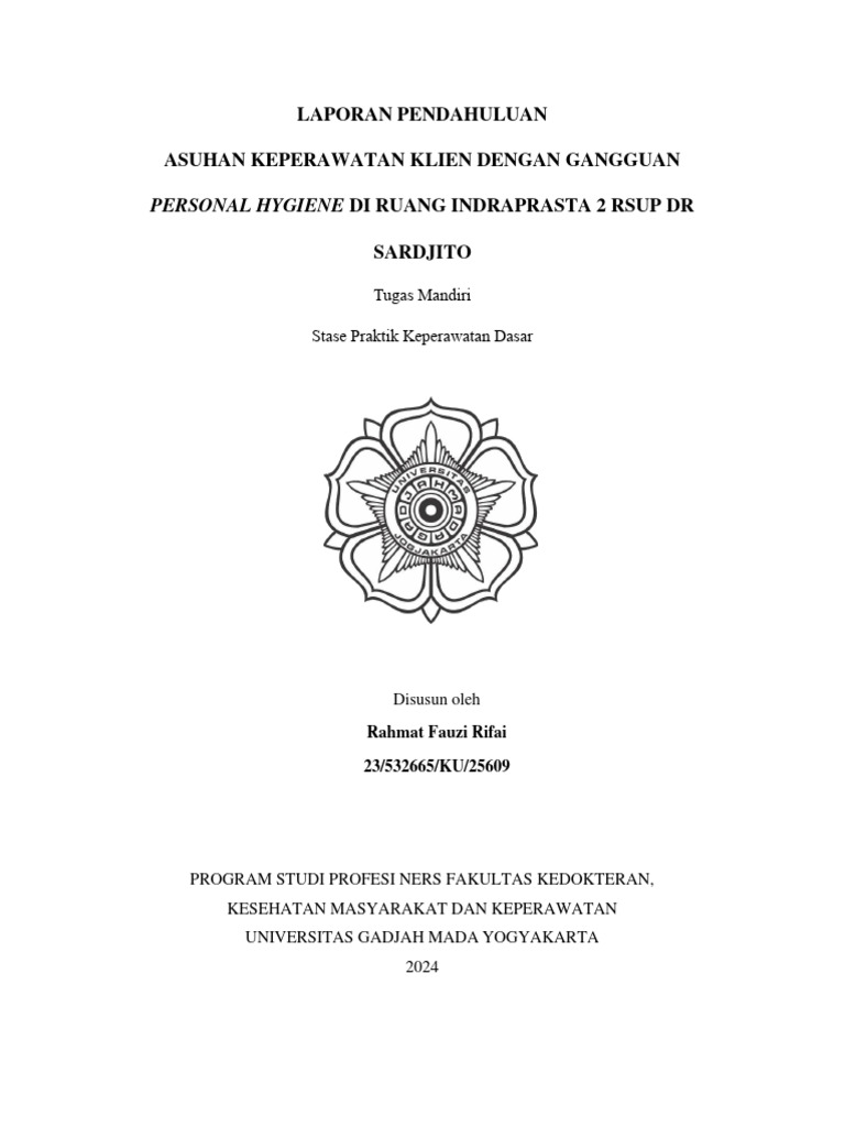 LP Pekan Ke 4 - Gangguan Personal Hygiene - Rahmat Fauzi Rifai | PDF