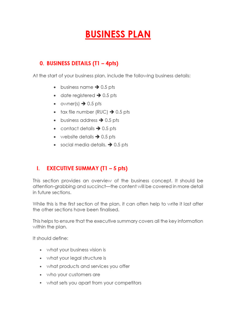 Comprehensive Business Plan Guide | PDF | Marketing | Marketing Strategy