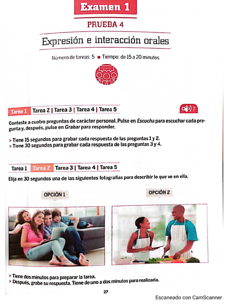 preparación de Siele prueba 1 | PDF