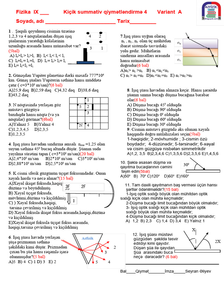 Fizika 9 KSQ 4 | PDF