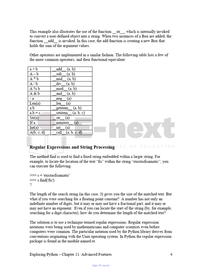 8 Regular Expressions (E Next - In) | PDF | Regular Expression | String (Computer Science)