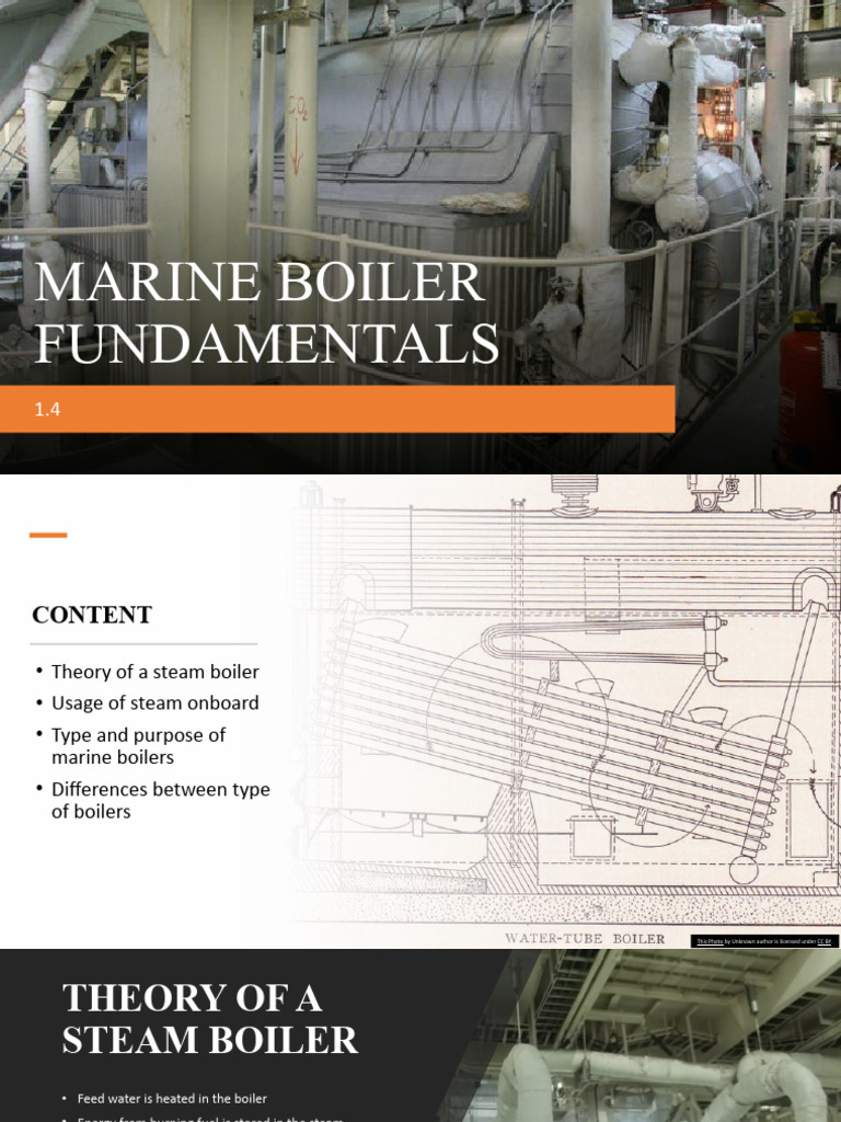 1.4 Marine Boiler Fundamentals | PDF | Boiler | Steam