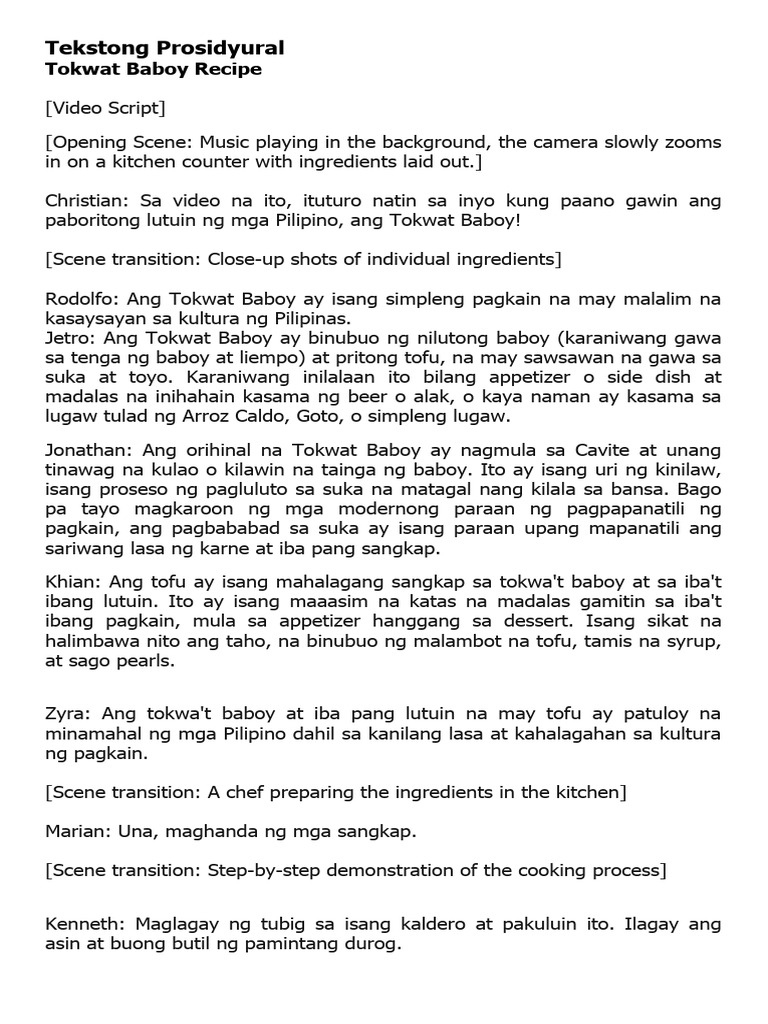 Tekstong Prosidyural | PDF