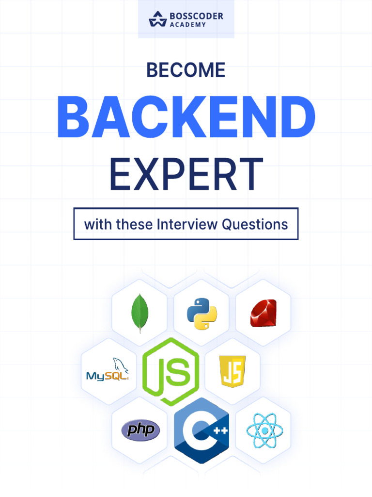 Backend Expert Roadmap | Download Free PDF | Database Index | World Wide Web