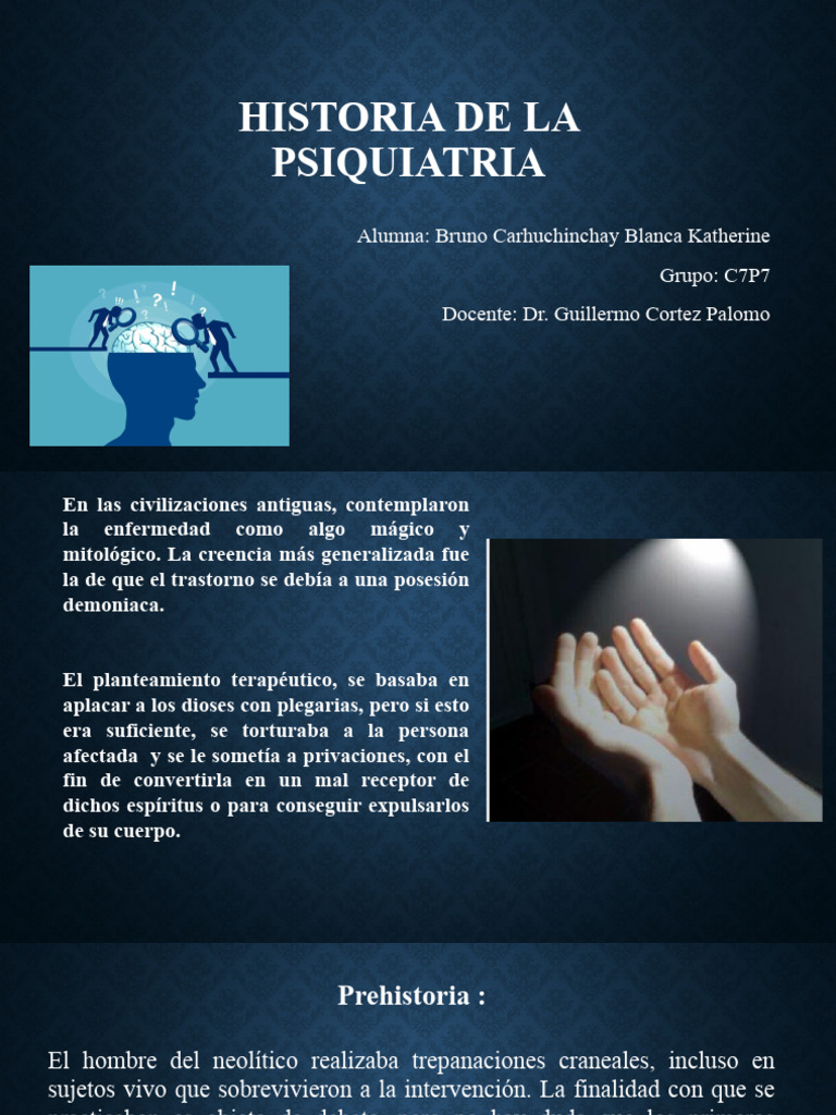 Evolución de la Psiquiatría a lo Largo del Tiempo | PDF | Psiquiatría ...