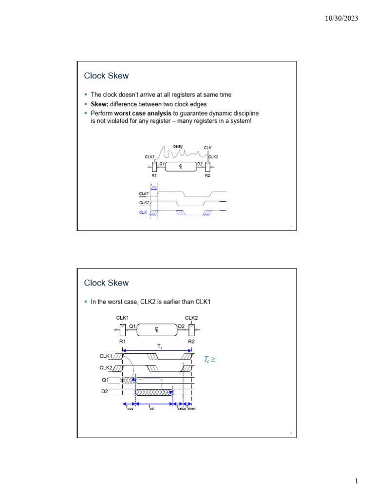 Lecture 5 FSM Clock | PDF | Electronic Circuits | Electrical Engineering