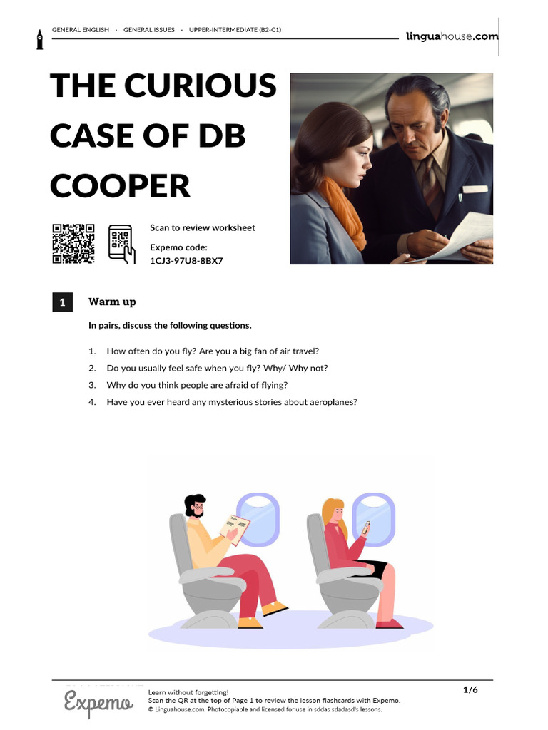 The Curious Case of DB Cooper British English Teacher | PDF