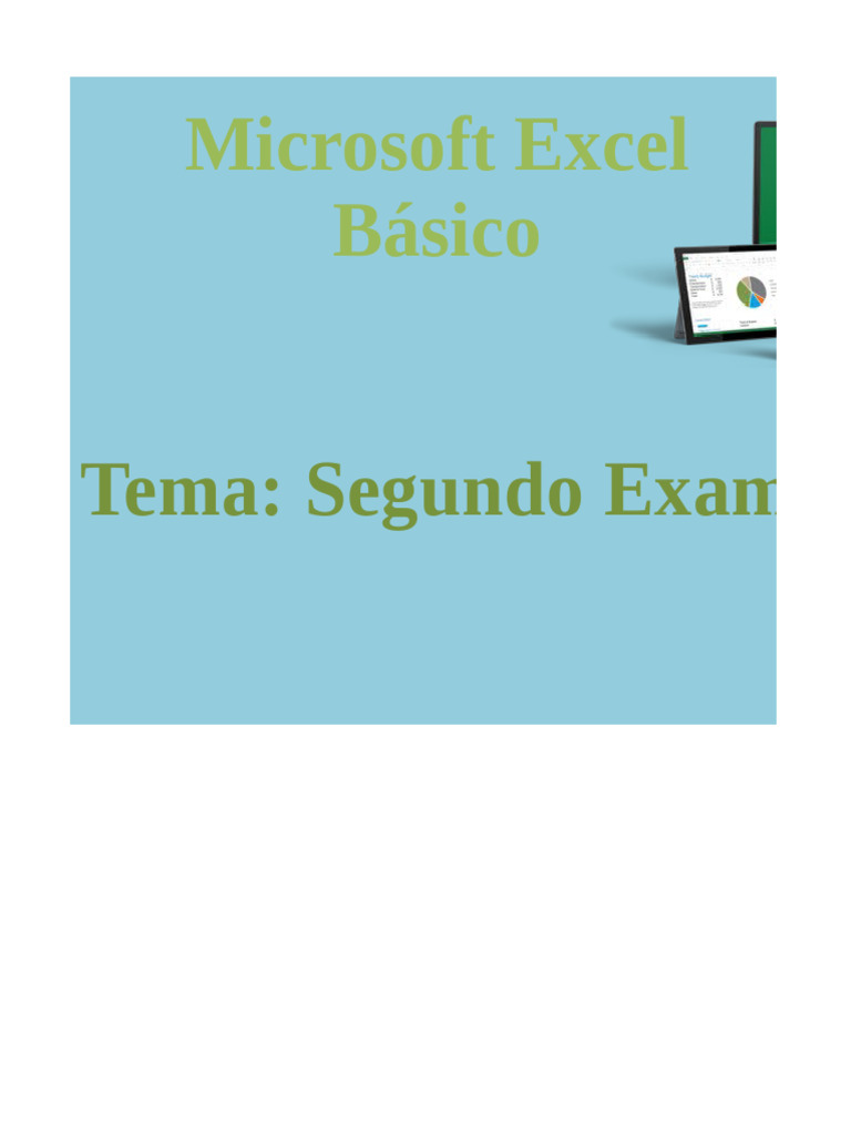 Segundo Examen Excel Basico | PDF | Interés
