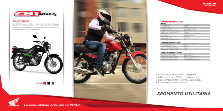 CB1 Star | PDF | Vehículo de motor | Coche