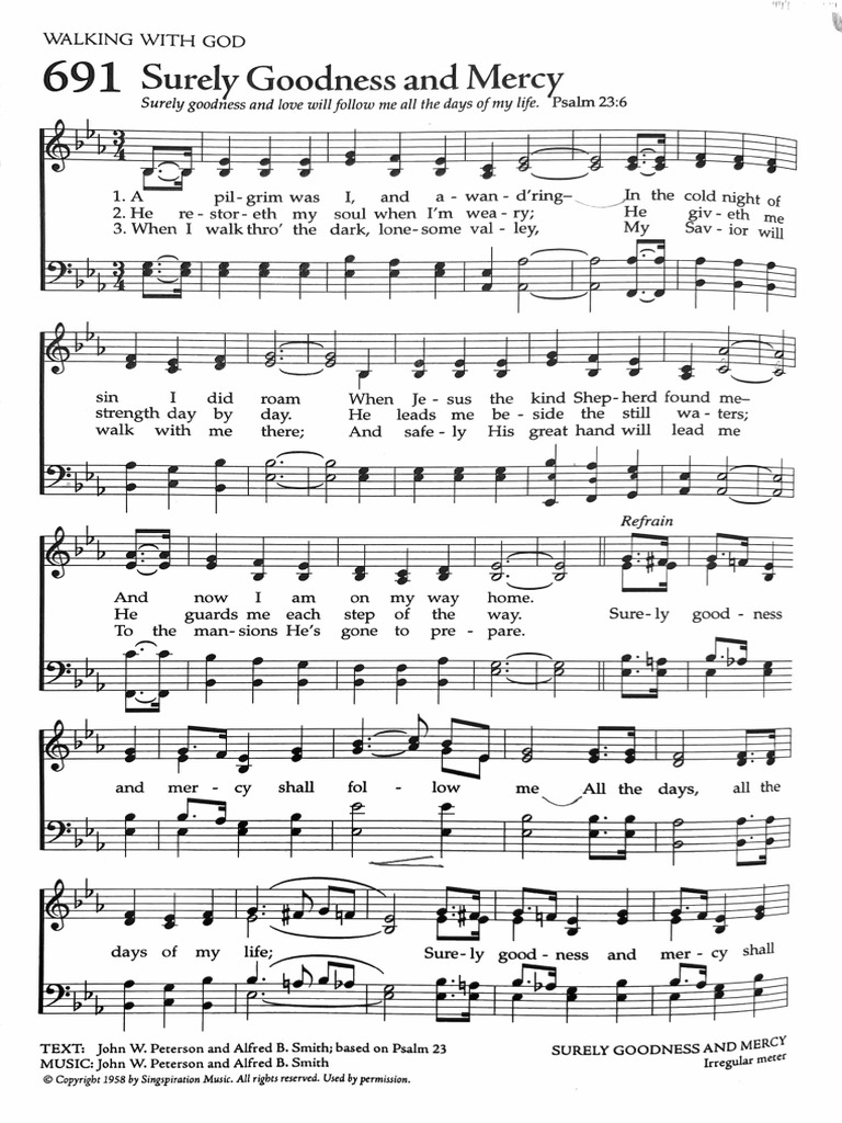 Surely Goodness and Mercy | PDF